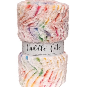 2 Yard Luxe Cuddle® Cut in Prism Vibrant (72"x60") Plush MINKY From ...