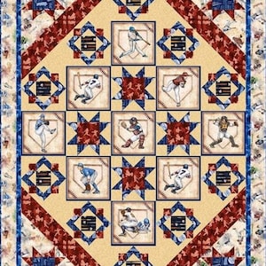 Bases Loaded QUILT KIT From the Bases Loaded Collection by ©morris ...