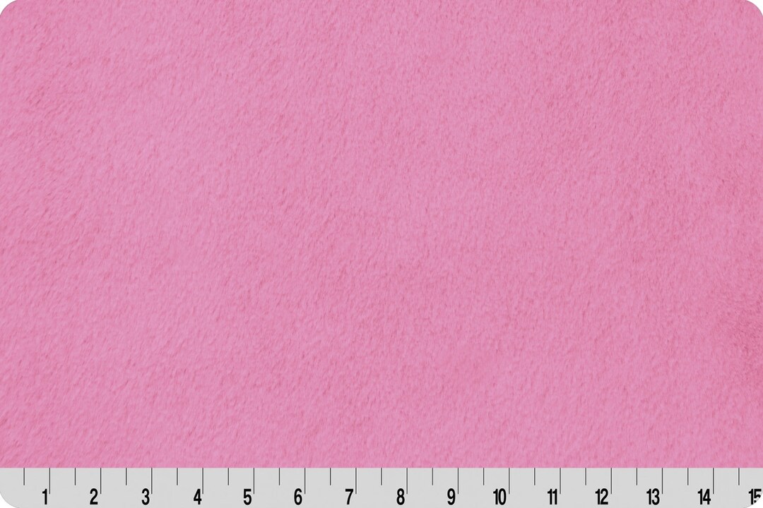 Hot Pink Luxe Cuddle® ENCORE From Shannon Fabric's Minky Collection - 15mm Pile - Etsy