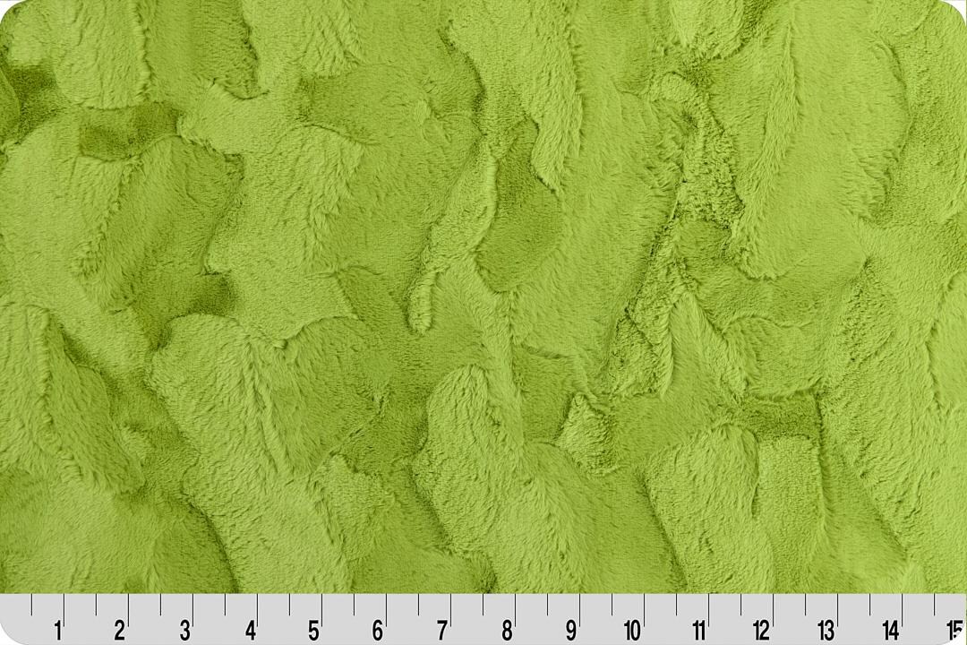 Luxe Cuddle Hide in Mean Green MINKY Fabric From Shannon Fabrics ...