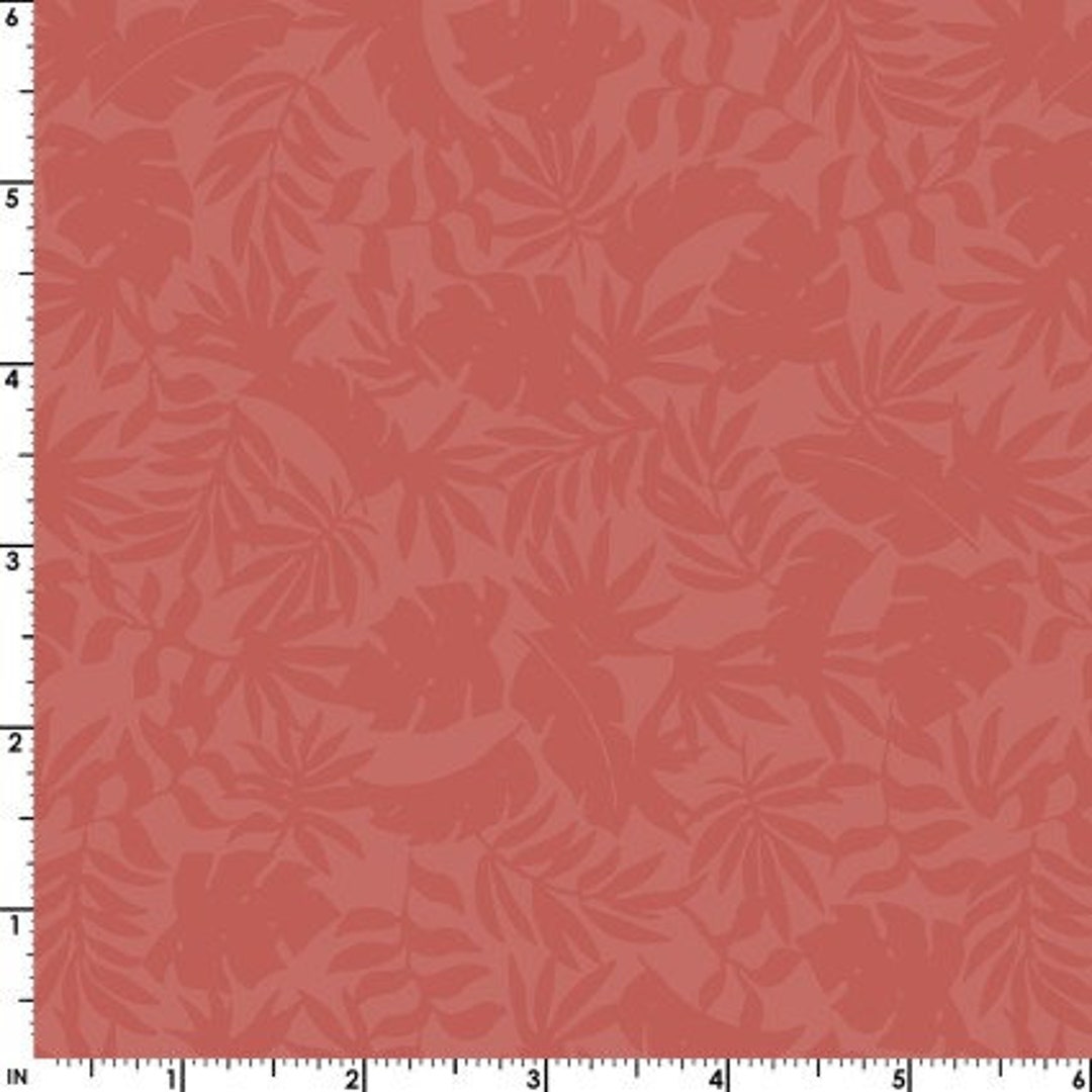 Mini Palms Light Red From Breezeway Collection for Maywood Studio - 100 ...