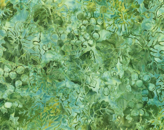 Batik Fabric - Vines in Grape From the Artisan Batiks Wine Country ...