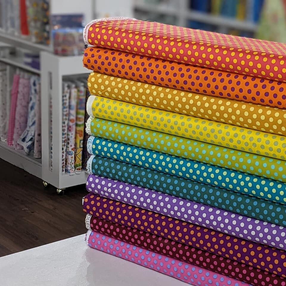 Kaffe Fassett FABRIC BUNDLE SET Beautiful Bold Spots Dots From | Etsy