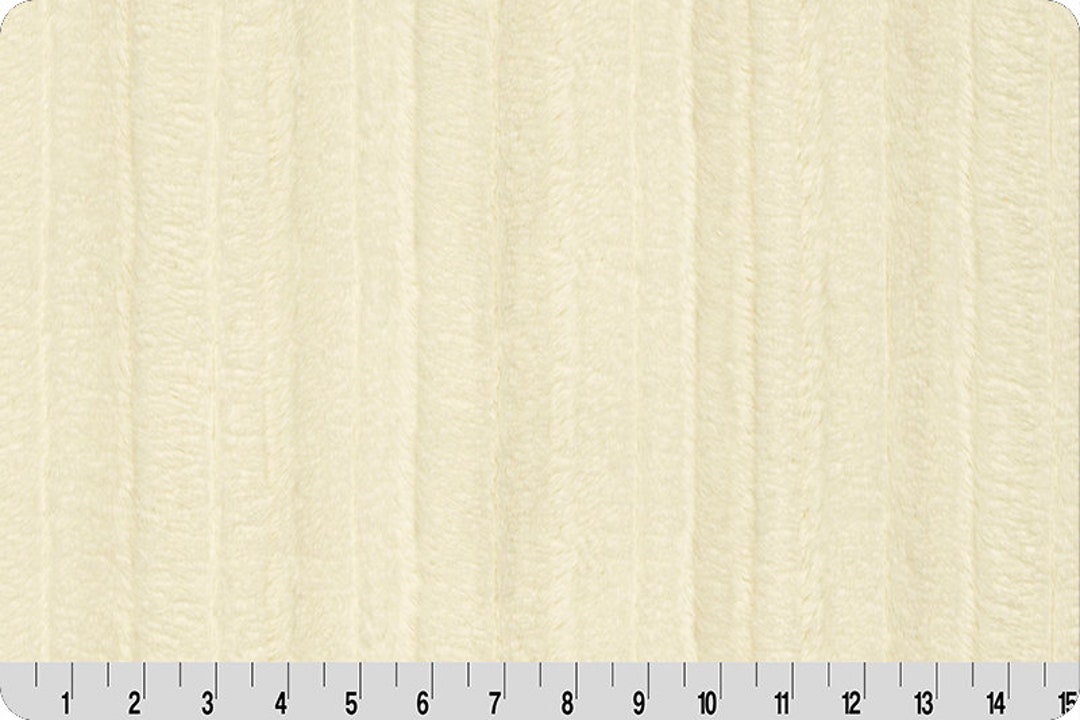 Luxe Cuddle® Vienna in Natural From Shannon Fabrics Furry MINKY Collection- Embossed Minky - 100 ...