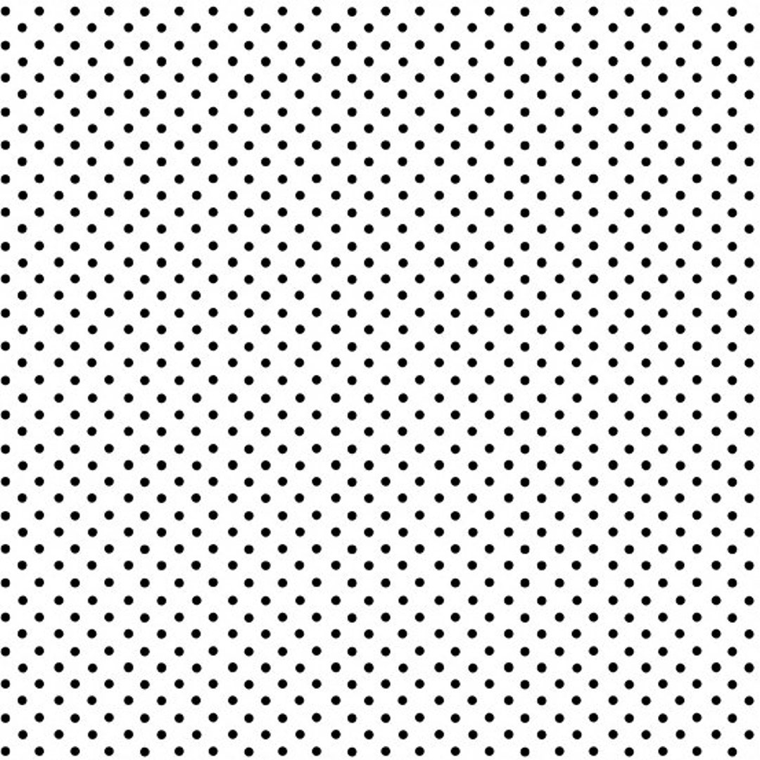 White Black Spots From Spot by Makower UK Collection by Andover Fabric ...