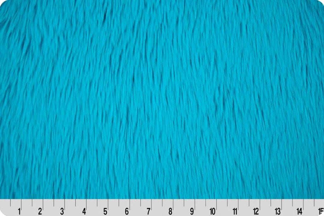 Dreamy Fur in Turquoise- Faux Fur From Shannon Fabrics - You Choose the ...