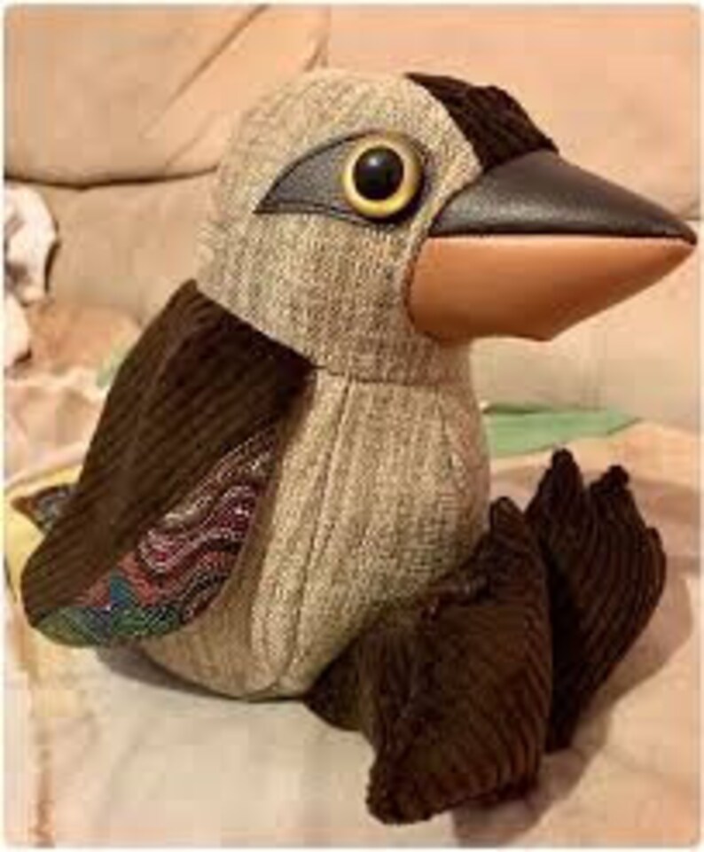 PAPER PATTERN Kylie the Kookaburra Bird From Funky Friends | Etsy