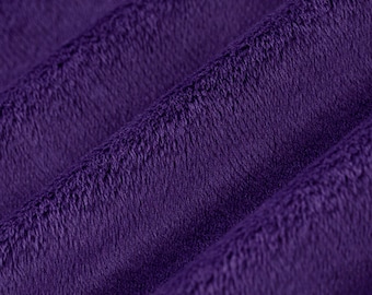 Solid Cuddle® 3 Jewel Purple Smooth MINKY From Shannon Fabrics - Etsy