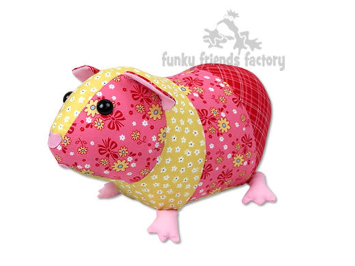 PAPER PATTERN - Gertrude the Guinea Pig From Funky Friends Factory - Etsy