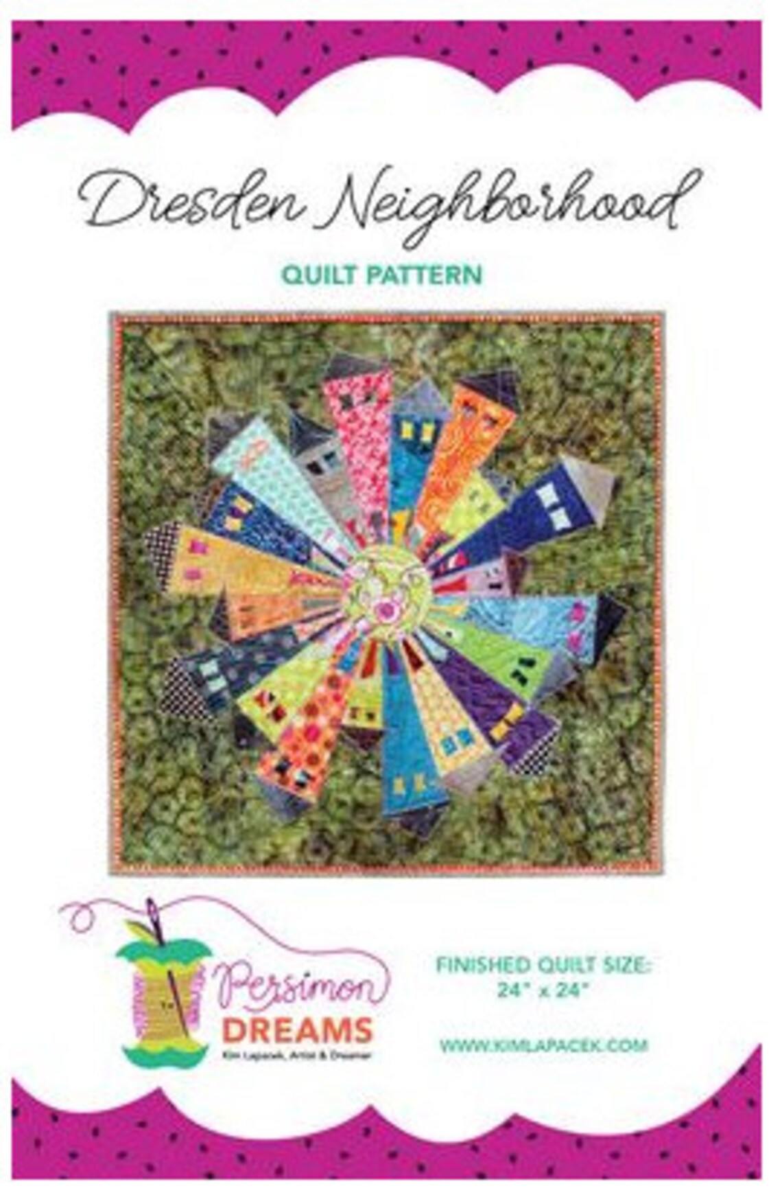 PAPER PATTERN - Dresden Neighborhood Mini Quilt Pattern by Persimon ...
