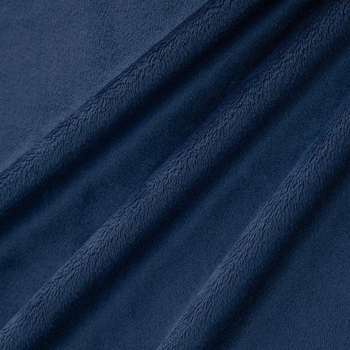 Solid Cuddle® 3 in Navy Smooth Minky From Shannon Fabrics 3mm - Etsy