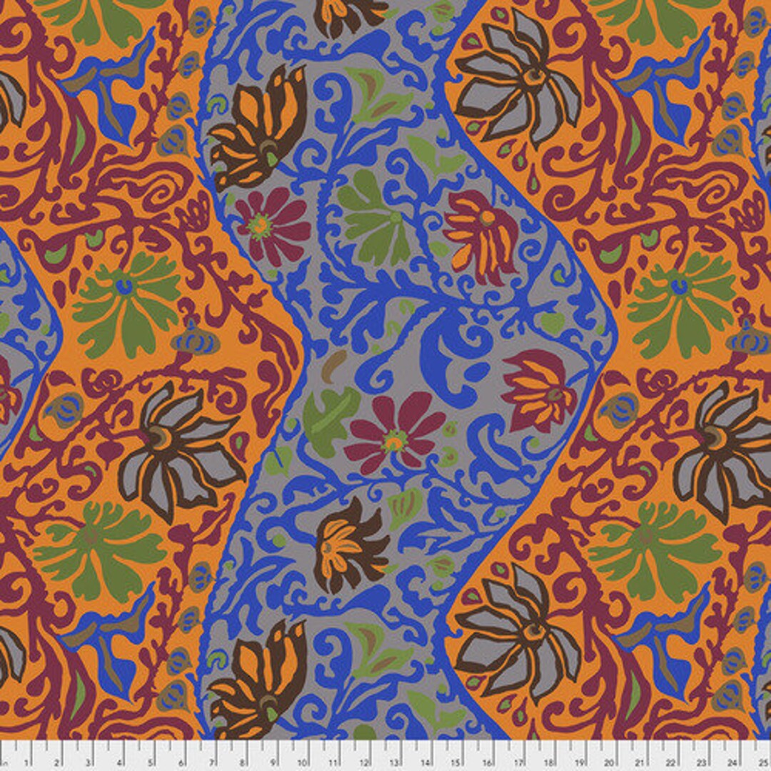 Kaffe Fassett Bali Brocade in Ochre From Kaffe Fassett Collective Classics Collection by ...