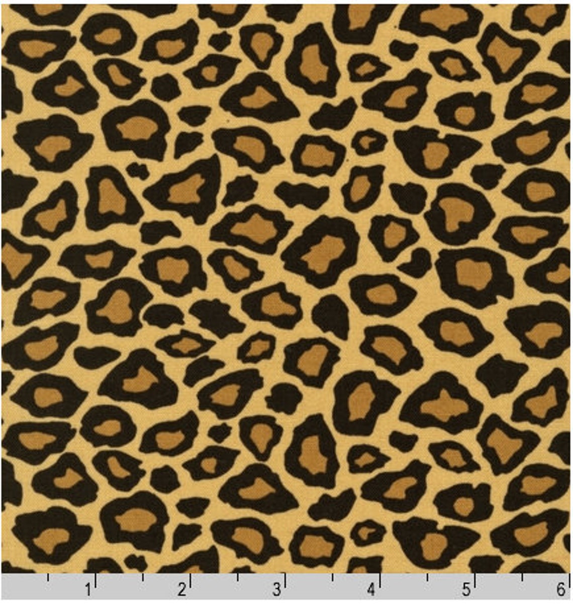 Brown Big Cat Leopard Print From Robert Kaufman - Etsy