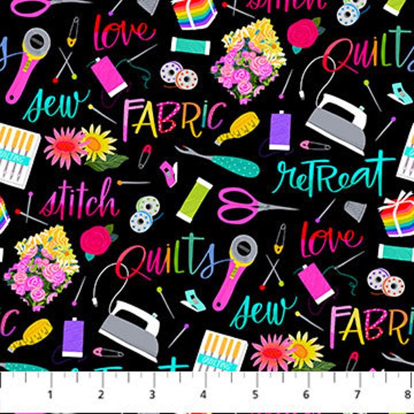 Fabric With Words - Etsy