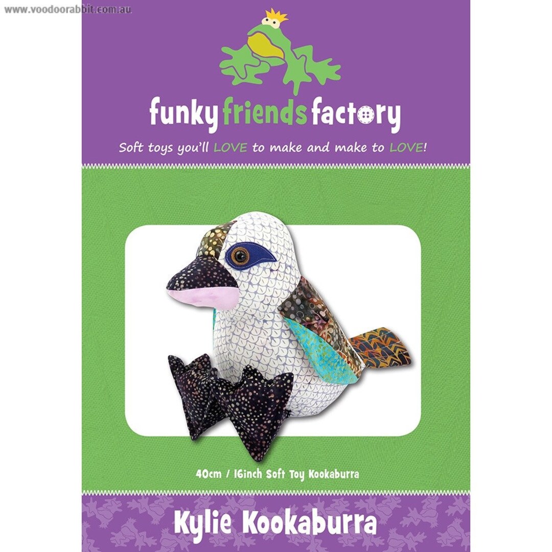 PAPER PATTERN - Kylie the Kookaburra Bird From Funky Friends Factory - Etsy