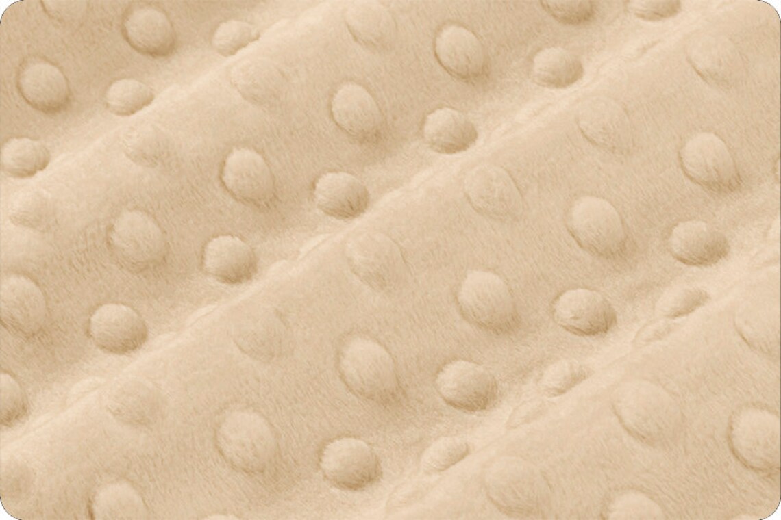 BEIGE Dimple Minky From Shannon Fabrics - Choose Your Cut - Etsy