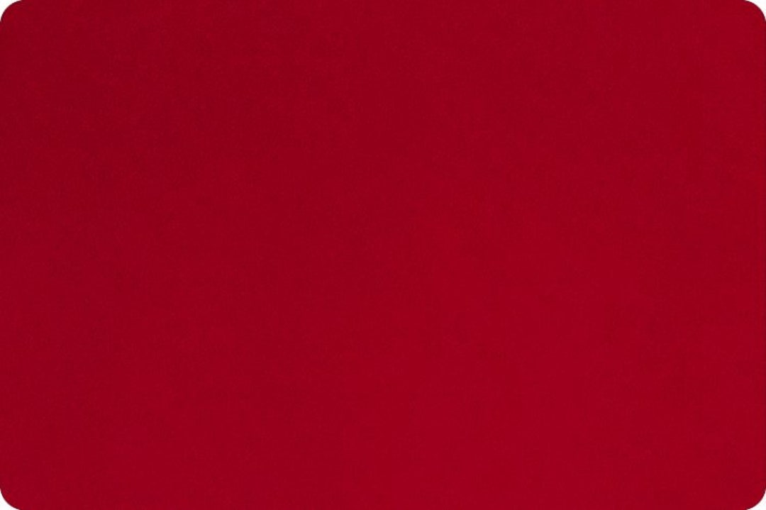 90" Extra Wide Solid Cuddle® 3 in Cardinal Red Minky From Shannon ...