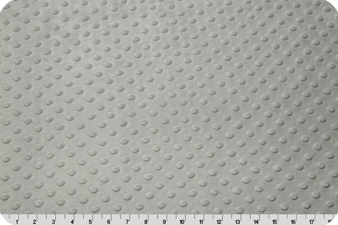 Platinum Gray Cuddle® Dimple Plush Minky Fabric From Shannon Fabrics ...