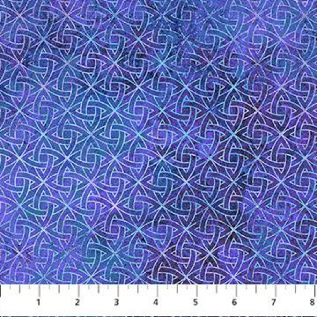 Celtic Lace in Purple Multi From the Stonehenge Celtic Roots Collection ...