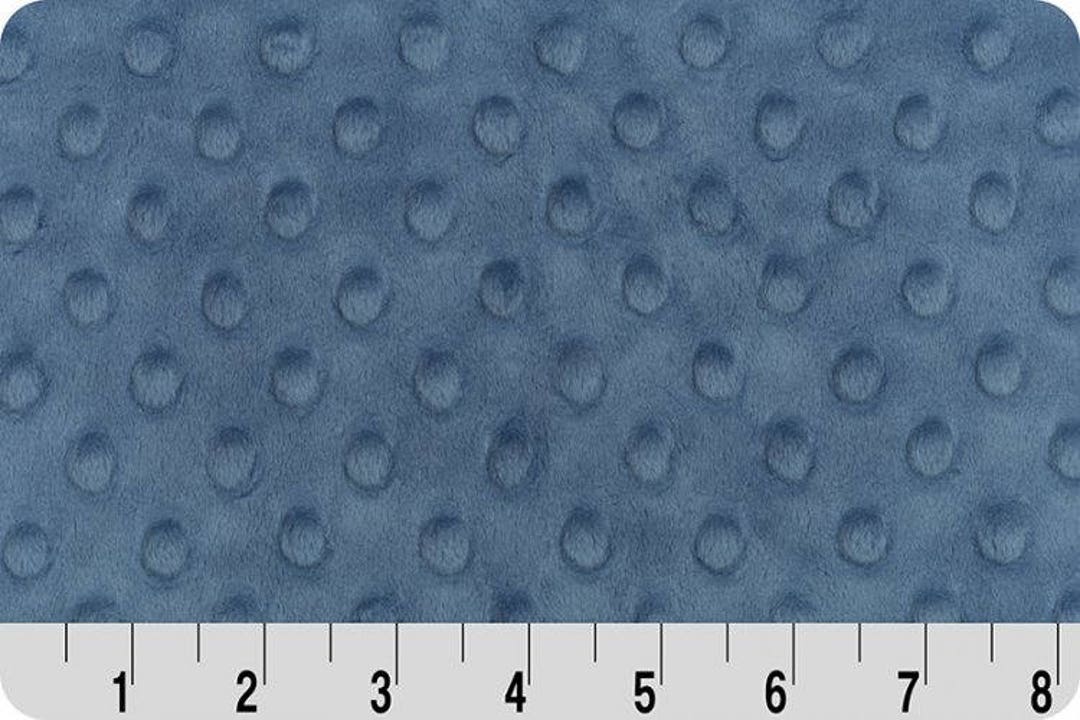 DENIM BLUE Dimple Minky From Shannon Fabrics - Choose Your Cut - Etsy