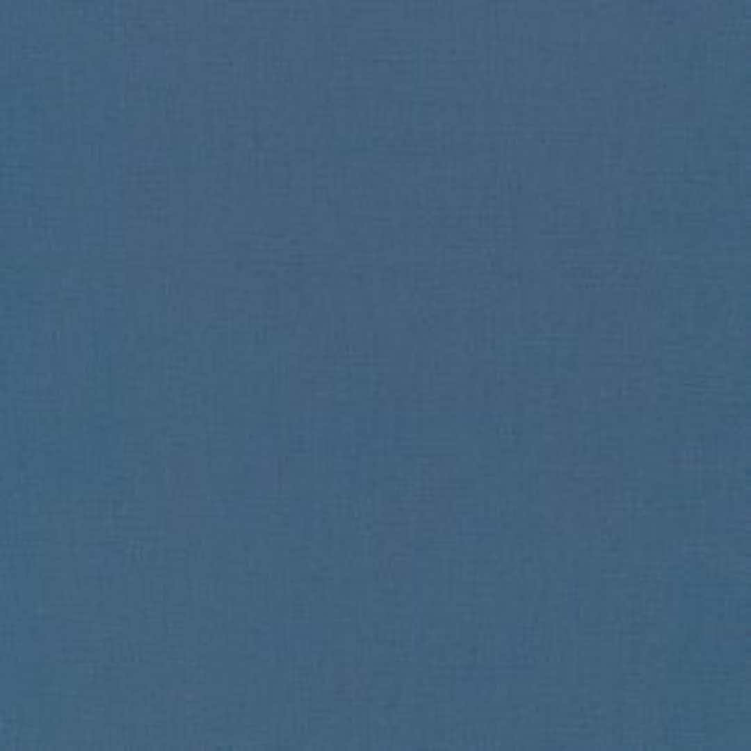 Cadet Blue Solid Kona Cotton From Robert Kaufman Fabrics - K001-1336 - Etsy