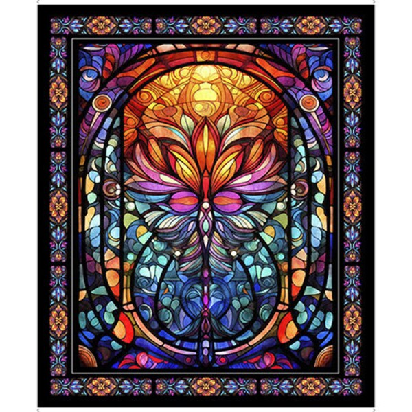 Stained Glass Fabric - Etsy