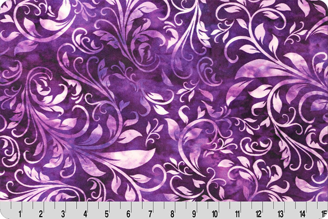 DIGITAL MINKY PLUSH Bliss Batik Isabella Digital Cuddle® in Amethyst ...
