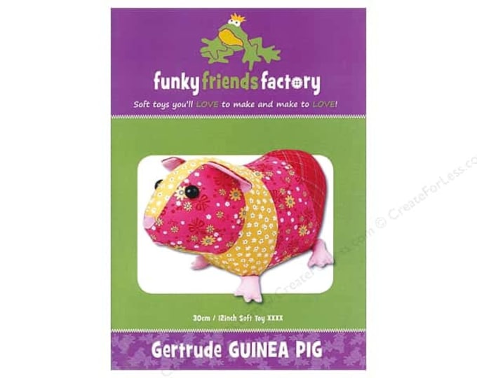 PAPER PATTERN Gertrude the Guinea Pig From Funky Friends - Etsy