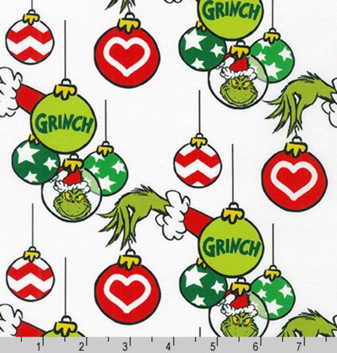 Grinch Ornaments From How the Grinch Stole Christmas From Dr Seuss ...