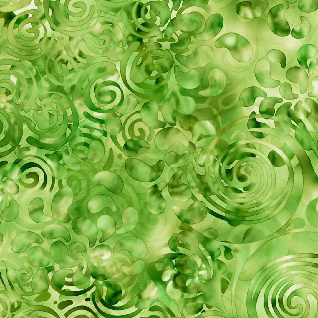 Swirling Texture Ombre Blender in Green From Effervescence Collection ...