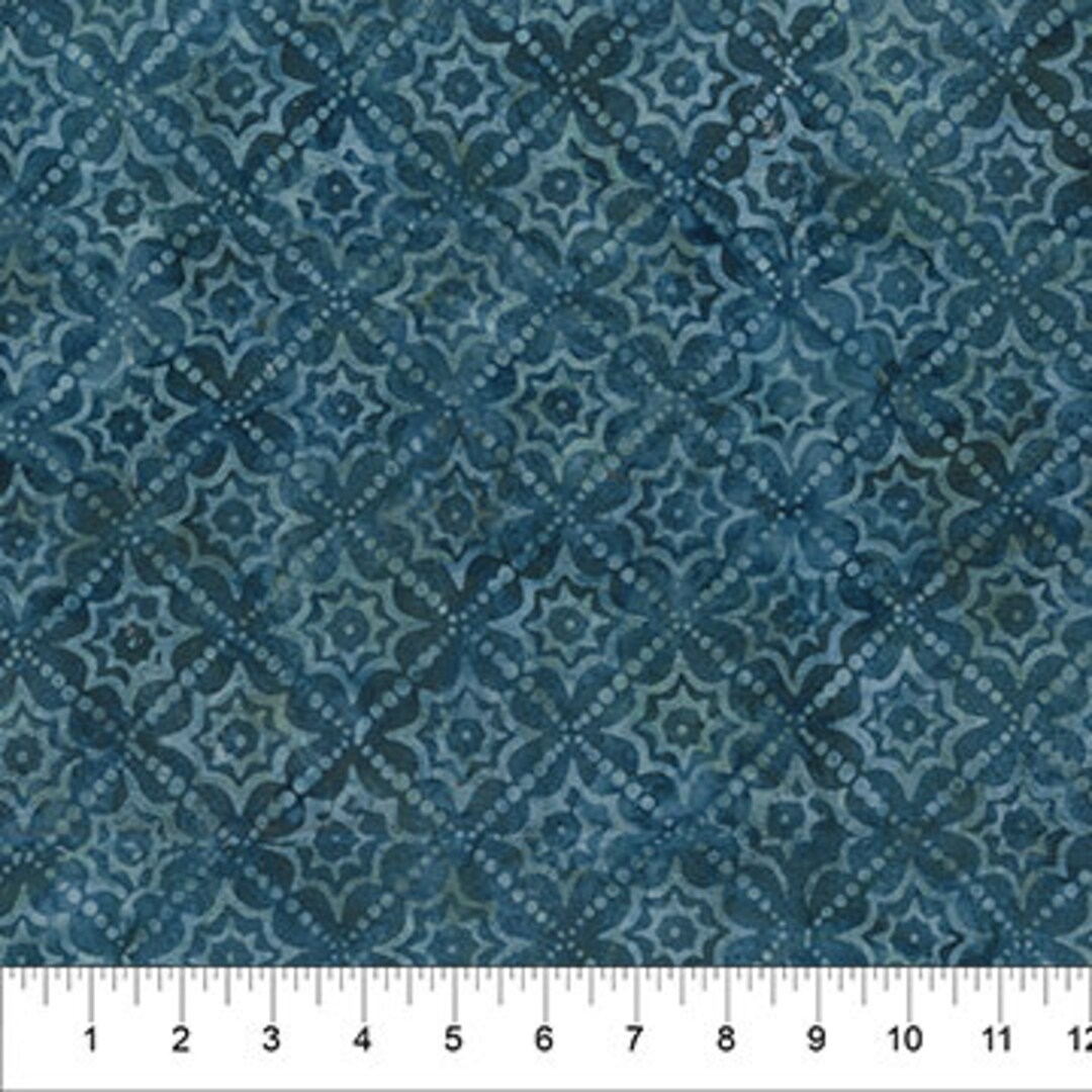 Batik Fabric Blue Star From Banyan Batik Decode This Collection by ...