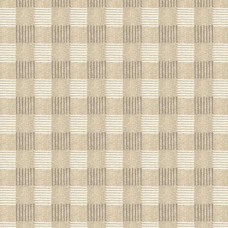 Plaid in Beige From Once Upon a Cabin Collection by QT Fabrics 100% ...