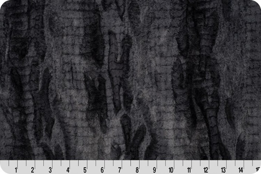 Fat Half Only 30x36 MINKY Luxe Cuddle Python in Ash Black From Shannon ...