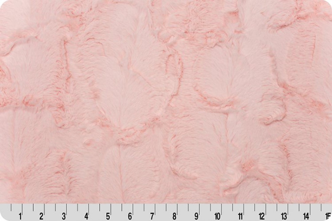 Shell Pink Luxe Cuddle® Hide From Shannon Fabric's Minky Collection ...
