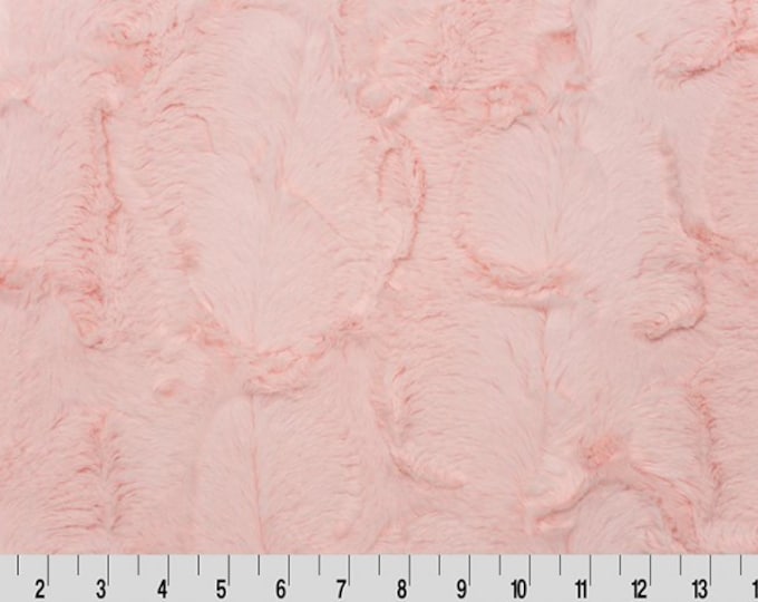 Shell Pink Luxe Cuddle® Hide From Shannon Fabric's Minky | Etsy
