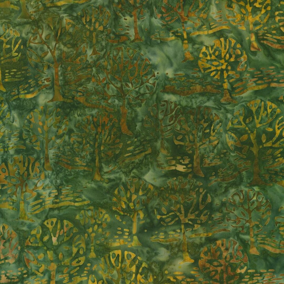 Batik Fabric - Trees in Forest From the Artisan Batiks Wine Country ...
