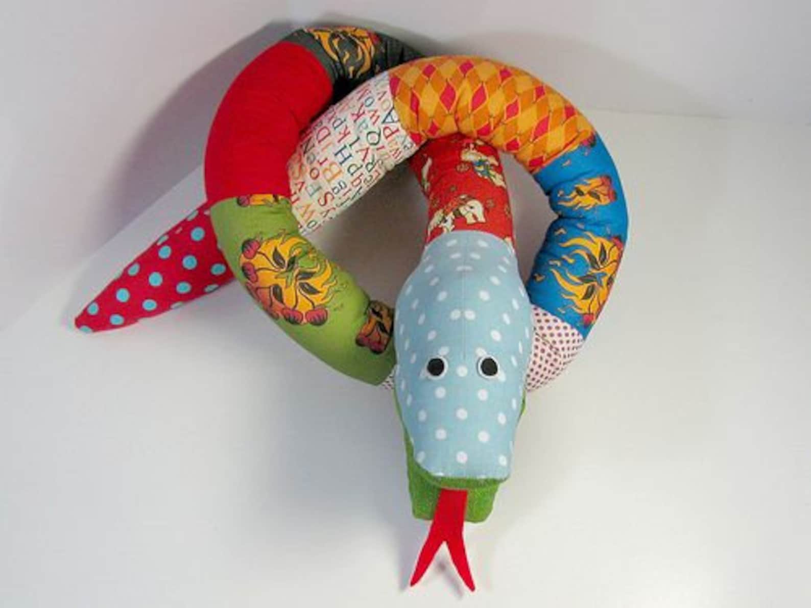 PAPER PATTERN Silly Scrap Snake from Funky Friends Factory | Etsy