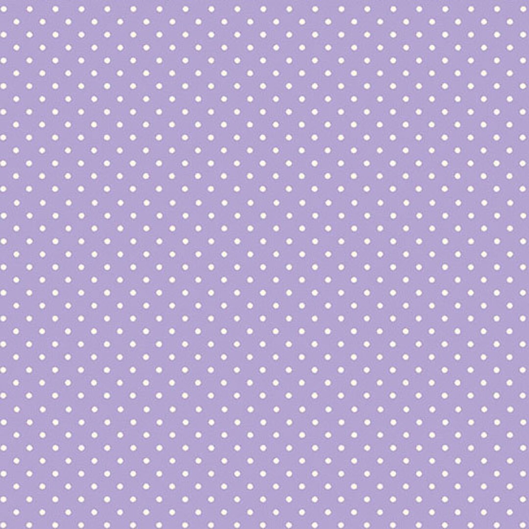 Lilac Purple Spots From Spot by Makower UK Collection by Andover Fabric ...