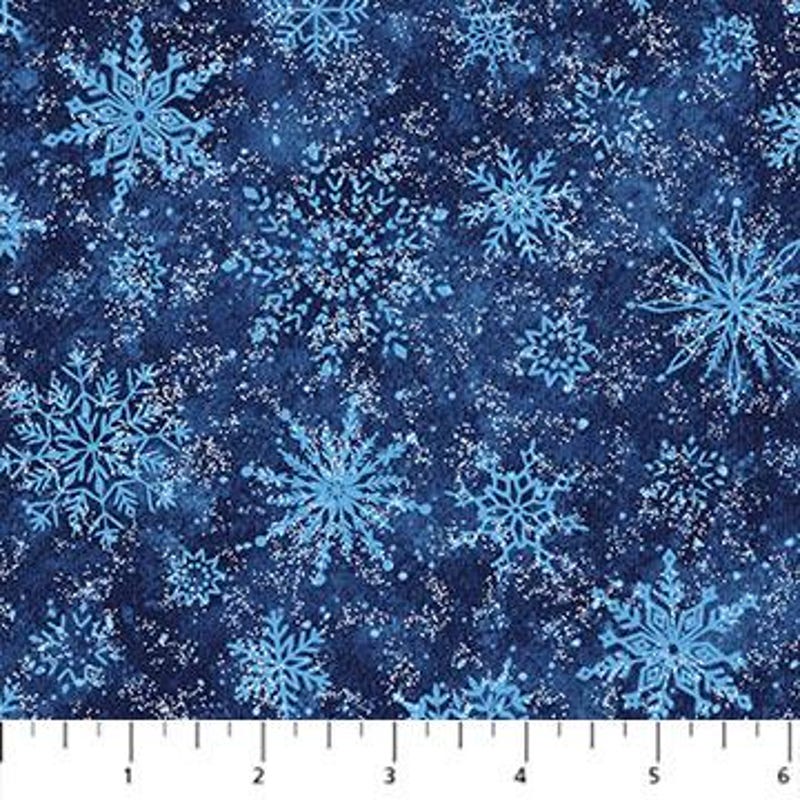 Snowflake Fabric - Etsy