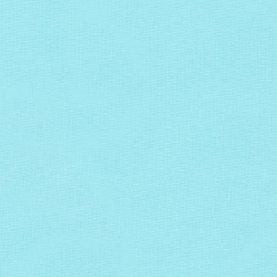 Azure Blue Solid KONA COTTON From Robert Kaufman Fabrics | Etsy