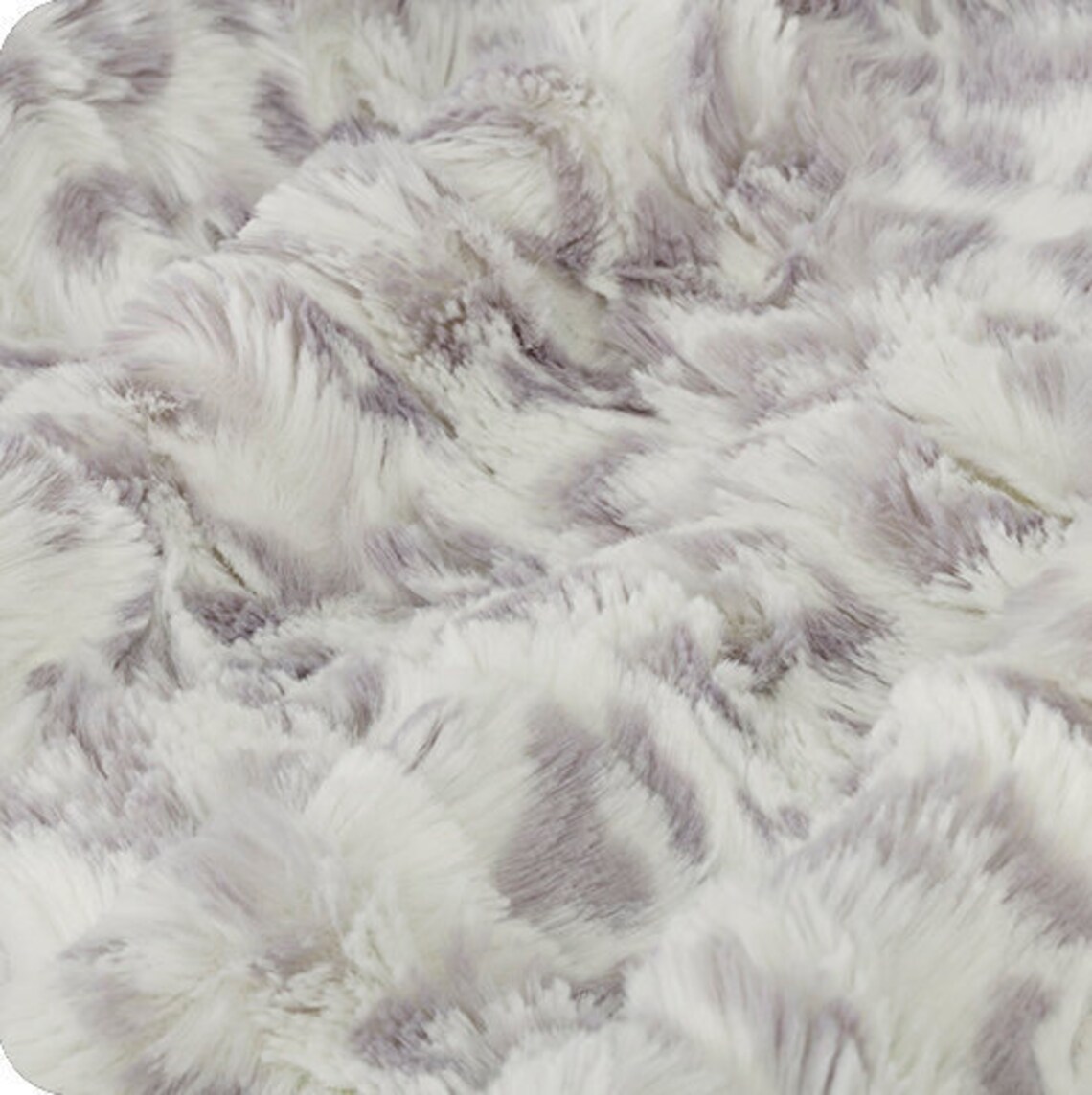 Luxe Cuddle Jaguar in Vapor Gray MINKY Fur Fabric From Shannon Fabrics ...