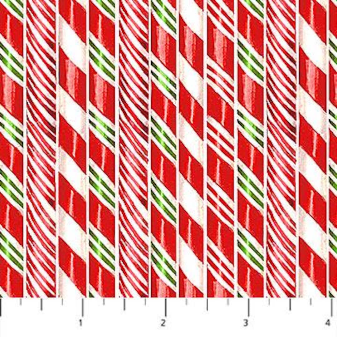 Candy Canes Stripes in White From the Sugar Coated Collection by ...