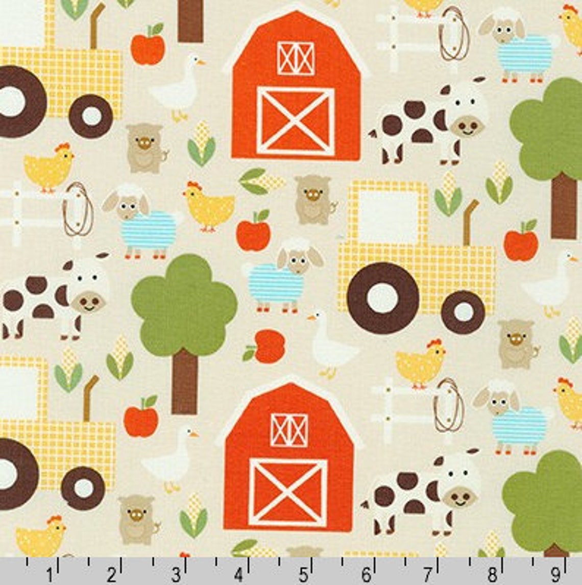 Farm With Red Barn in Bermuda From State to State Collection - Etsy