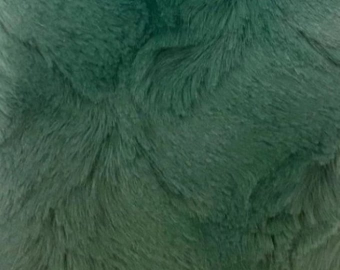 Fat Half ONLY 30 X 36 Emerald Green Solid Bella MINKY Fur From EZ ...