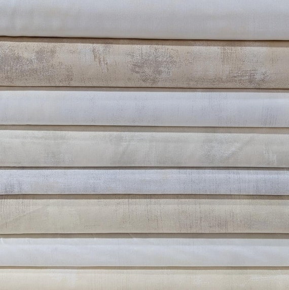 GRUNGE FABRIC BUNDLE in Almost White From Moda 8 Fabrics - Etsy