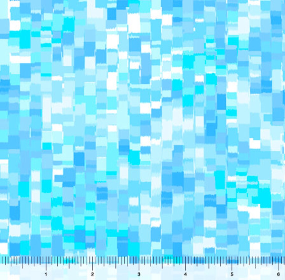 Blue Tonal Pixel Squares From Quilting Treasure Fabric's | Etsy