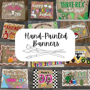 Custom Hand-painted Banners - Etsy
