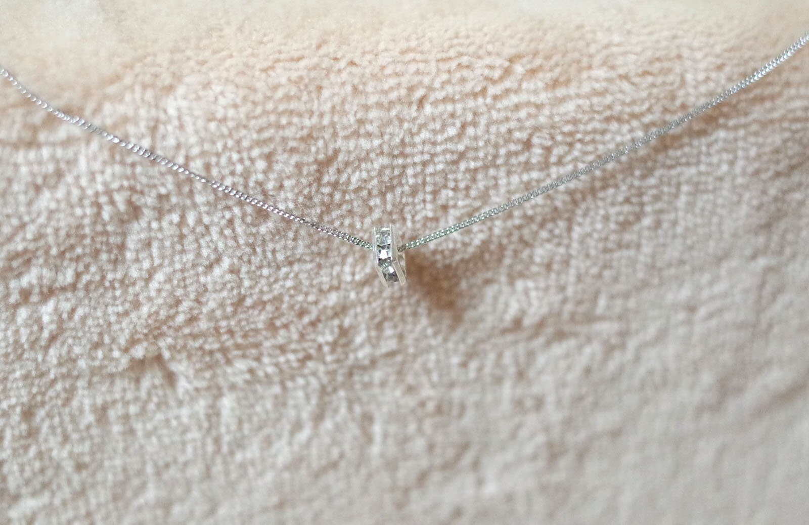 Delicate Silver Chain With Beadelle Silver Plated Squaredelle - Etsy