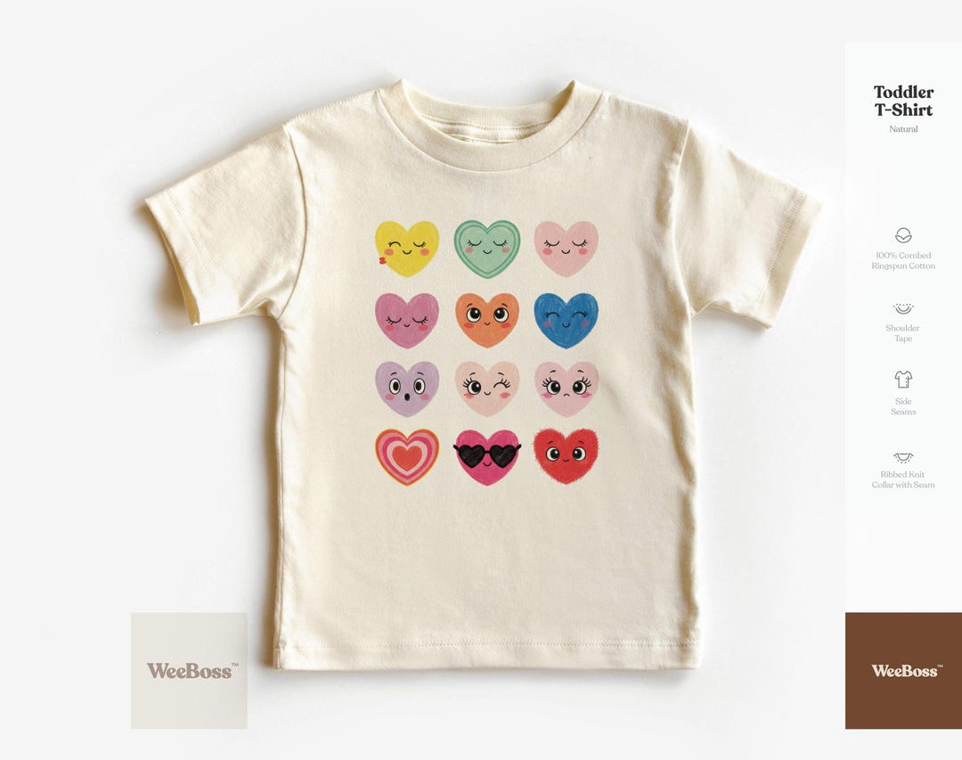 Heart Faces | Cute Heart Designs for Babies and Kids | Baby Bodysuit ...