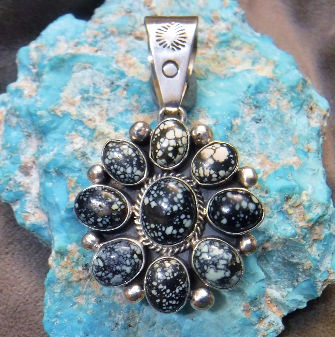 Natural New Landers Turquoise Pendant #1689-TB - Etsy